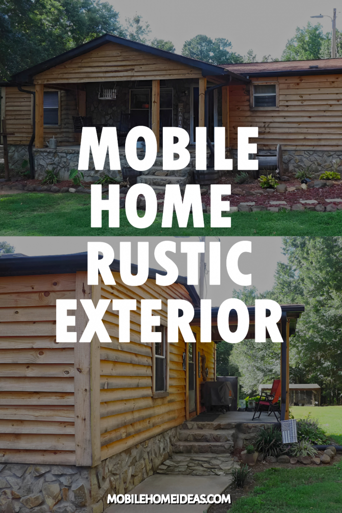 10 Mobile Home Rustic Exterior Ideas