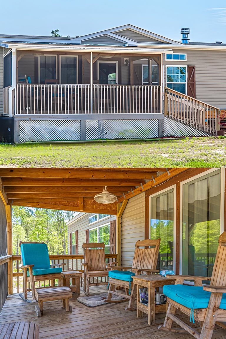10 Stunning Mobile Home Screened-In Porch Ideas