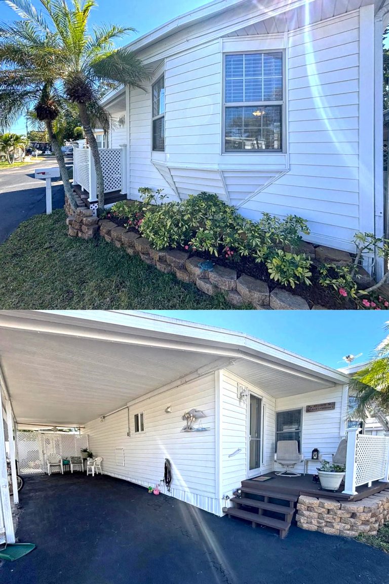 10 White Mobile Home Exterior Ideas