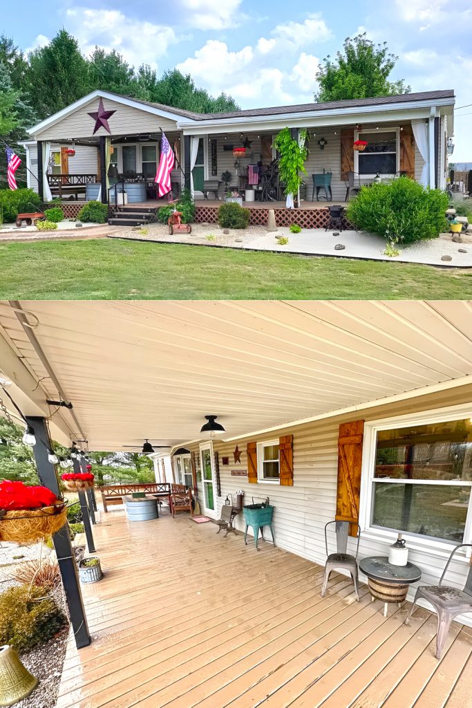 15 Farmhouse Mobile Home Exterior Ideas