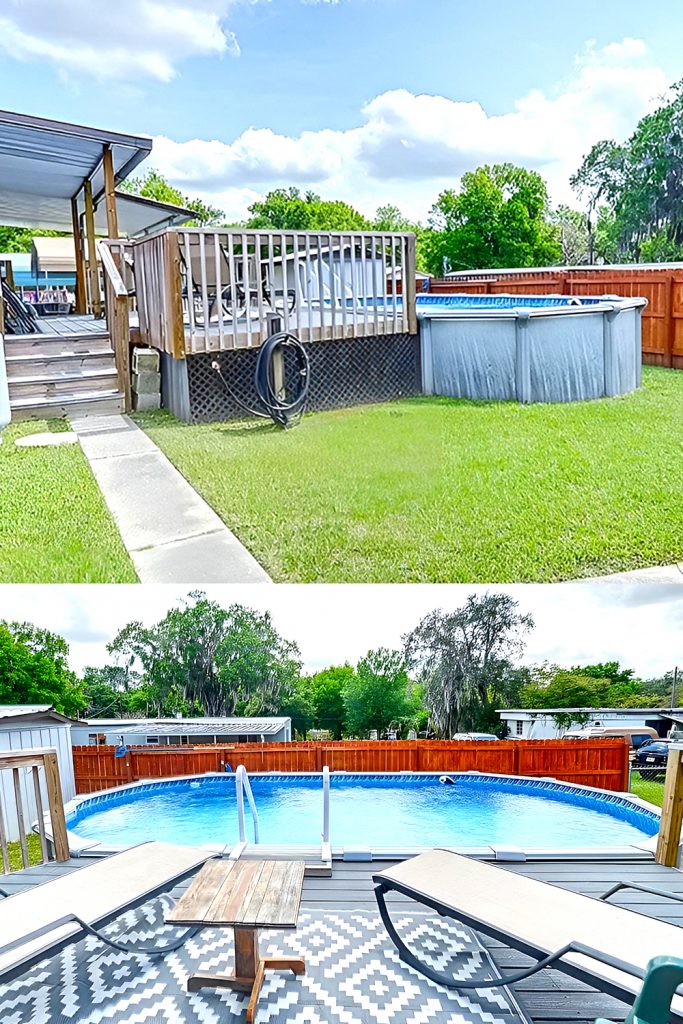 10 Creative Ideas for A Mobile Home Back Deck with A pool