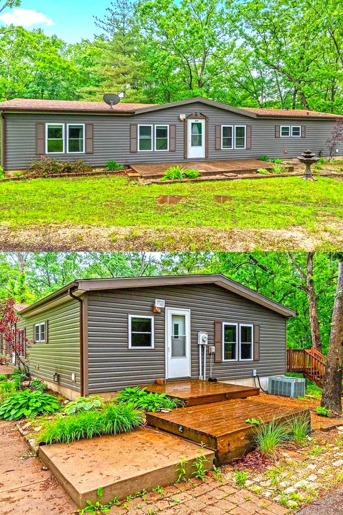 10 Gray Mobile Home Exterior Color Schemes Ideas