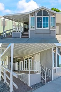 10 Gray Mobile Home Exterior Color Schemes Ideas