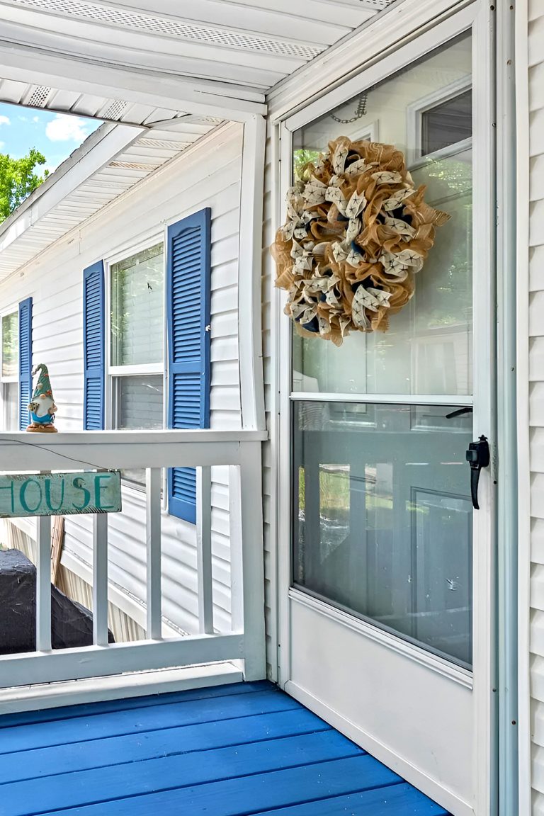 10 Mobile Home Exterior Door Makeover Ideas