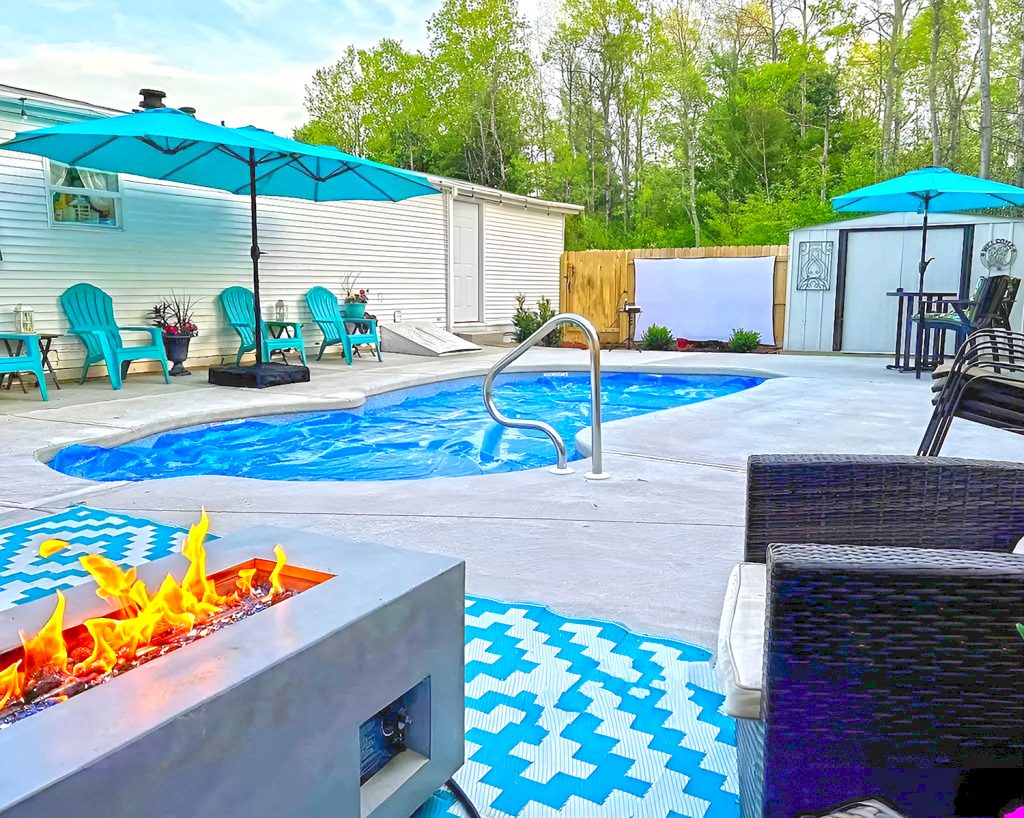 10 Creative Ideas for A Mobile Home Back Deck with A pool