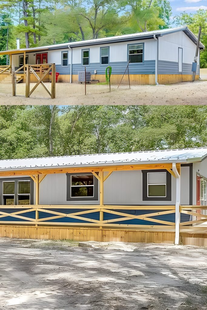 10 Mobile Home Cedar Skirting Ideas