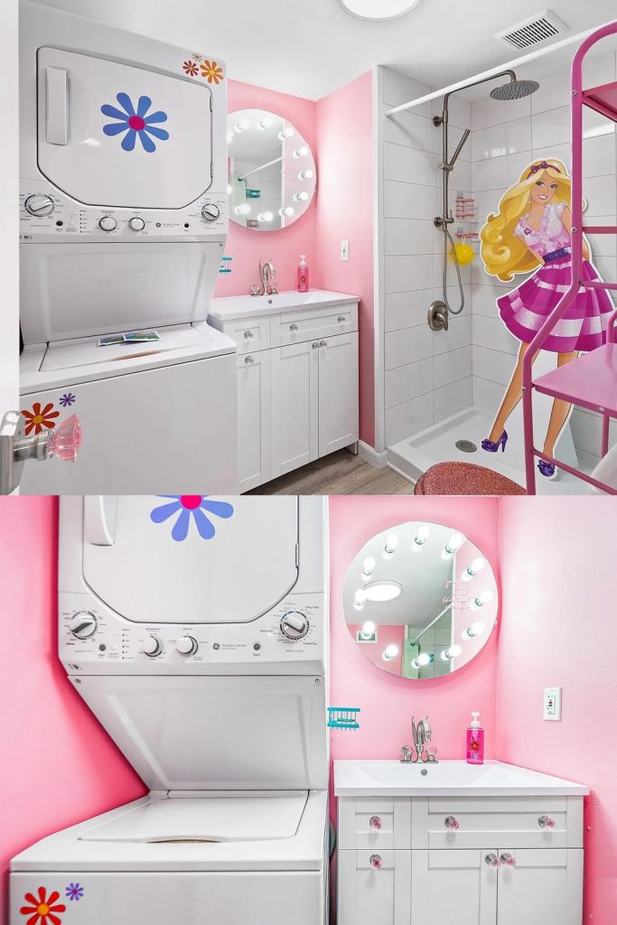 1972 Mobile Home with a Gorgeous Pink Color Palette