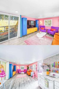 1972 Mobile Home with a Gorgeous Pink Color Palette