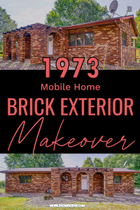 This 1973 Mobile Home Gets a Brick Exterior Makeover