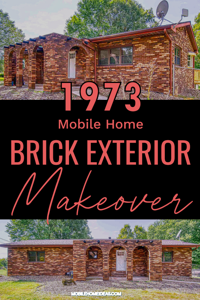 This 1973 Mobile Home Gets a Brick Exterior Makeover