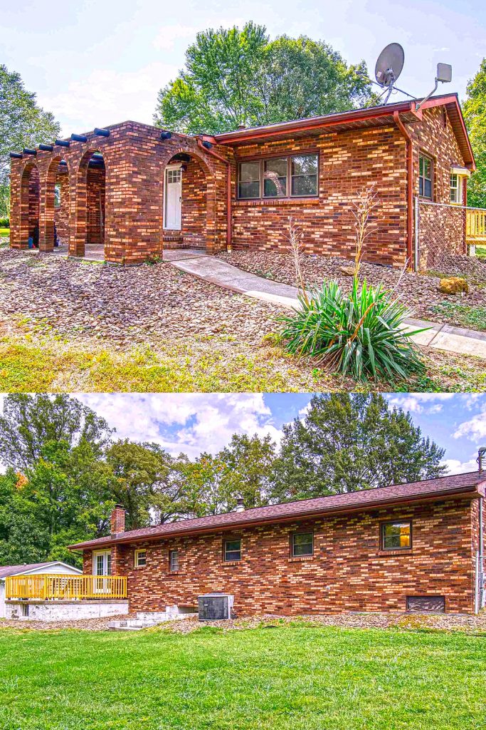 This 1973 Mobile Home Gets a Brick Exterior Makeover