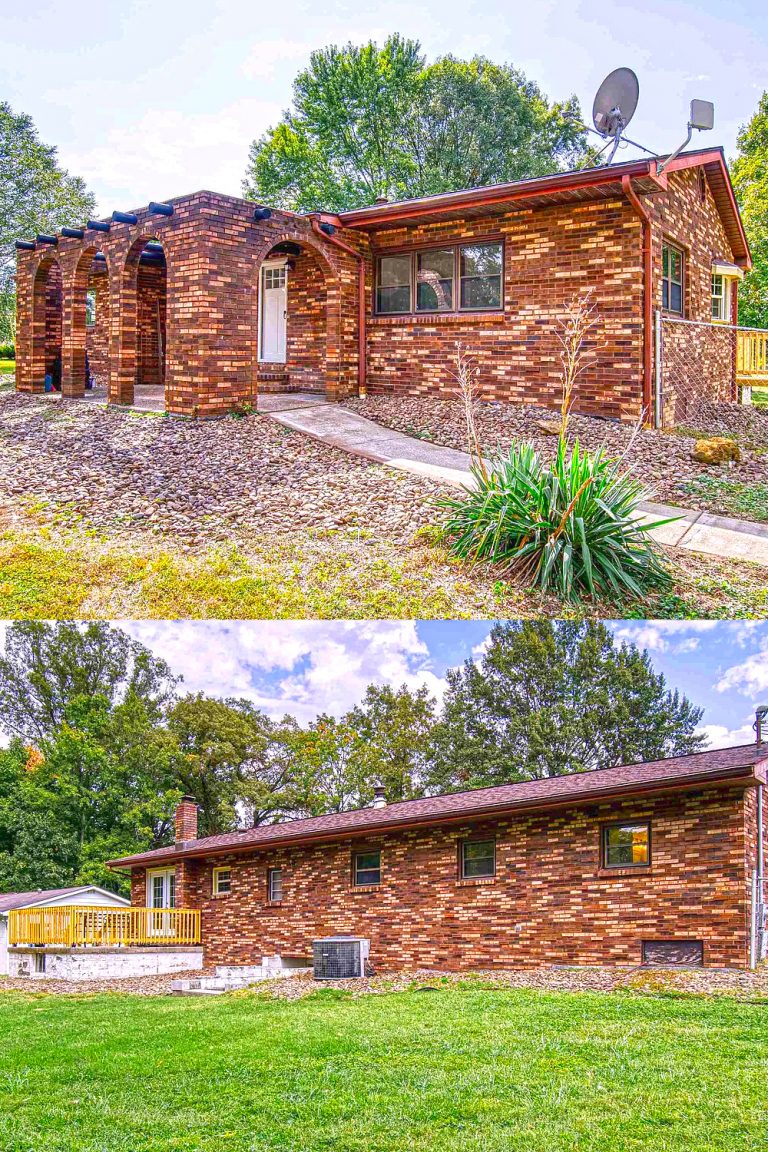 This 1973 Mobile Home Gets a Brick Exterior Makeover