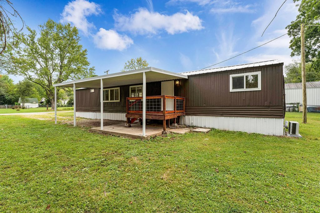 1970 Single Wide Mobile Home Exterior Remodel