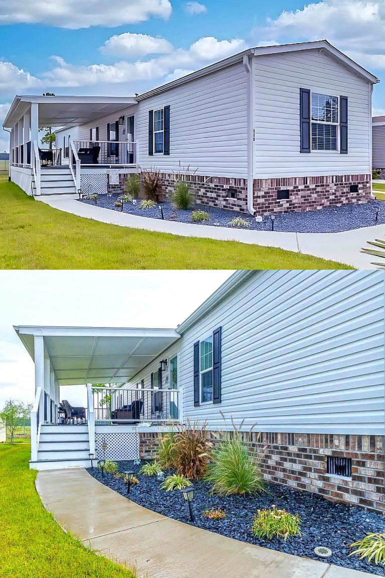 12 Ideas to Make Your Mobile Home Outdoor Look Like a Traditional House!