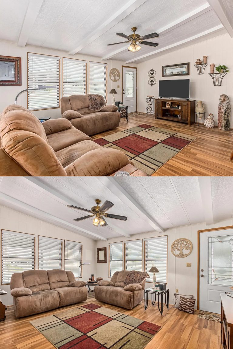 10 Mobile Home Farmhouse Living Room Decor Ideas