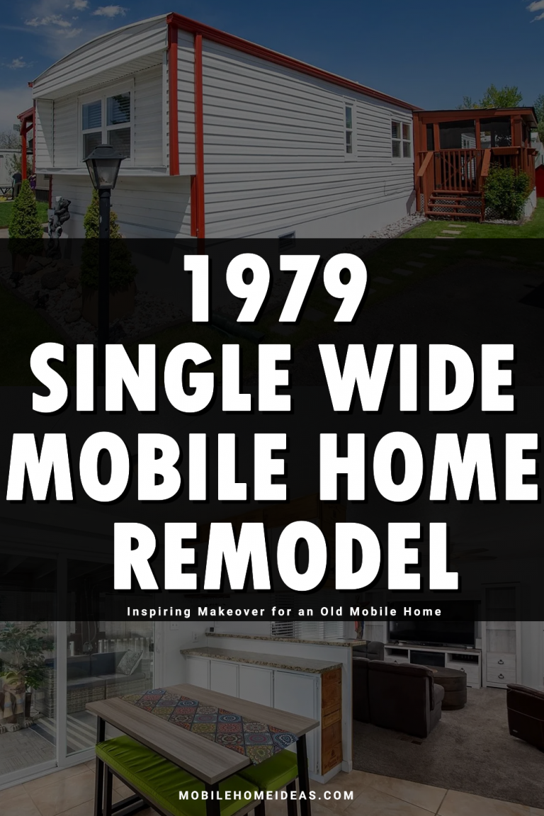 1979 Single Wide Remodel: Inspiring Makeover for an Old Mobile Home