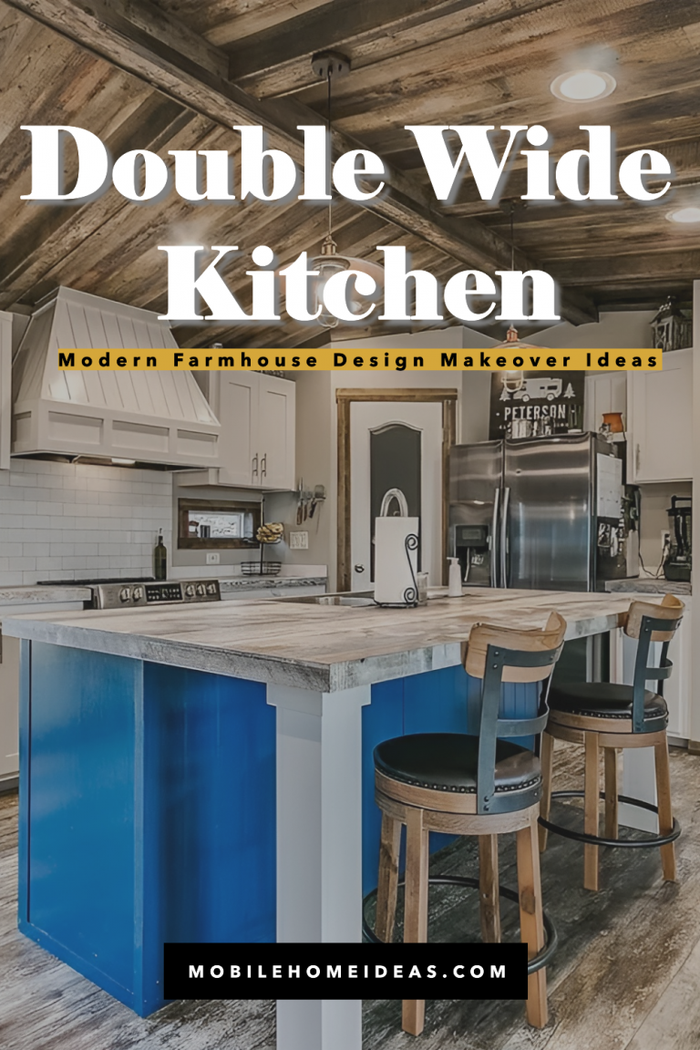 Double Wide Kitchen: Modern Farmhouse Style Ideas