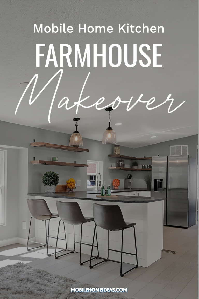 How to Give Your Mobile Home Kitchen a Farmhouse Makeover