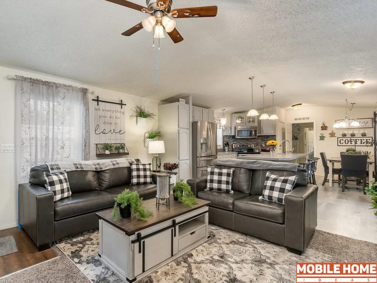 1998 Single Wide Mobile Home Makeover: Inspiring Interior & Exterior ...
