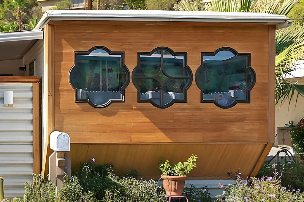 A Look Inside a 1960 Small Mobile Home with Stunning Decor