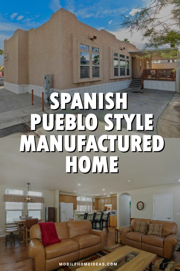 A Look Inside A Stunning Spanish Pueblo Style Manufactured Home