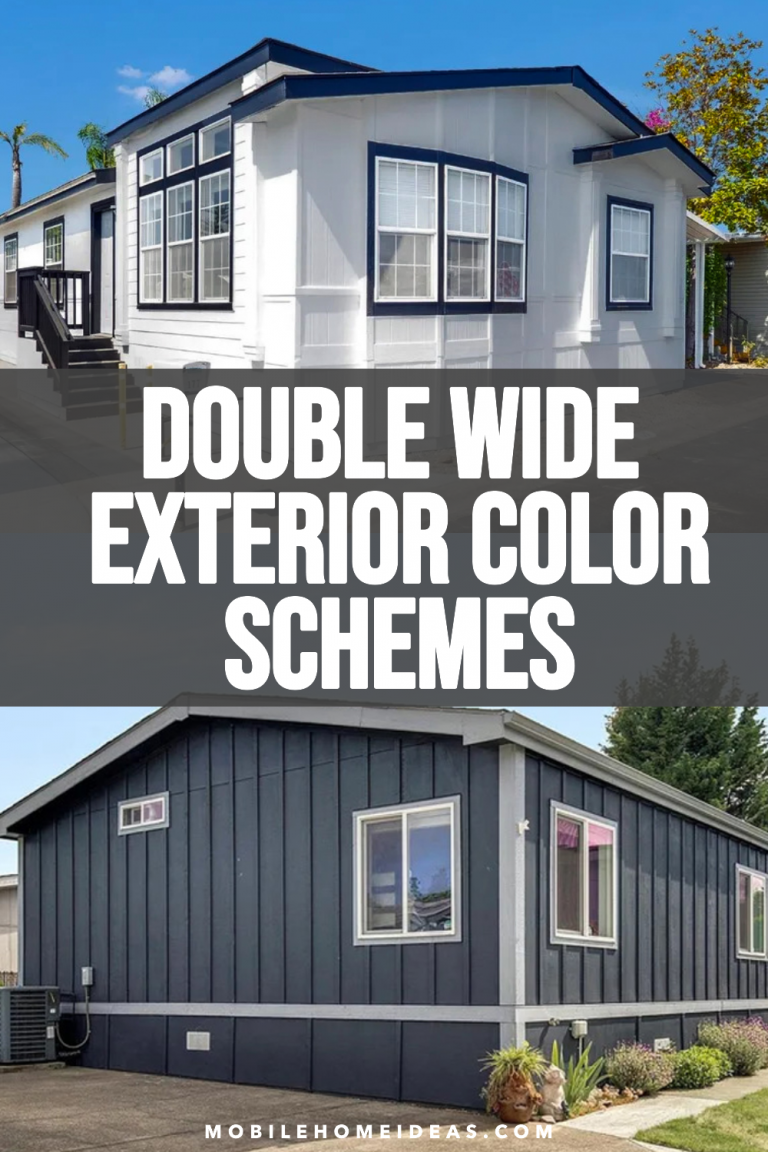 10 Tips for Selecting Double Wide Mobile Home Exterior Color Schemes