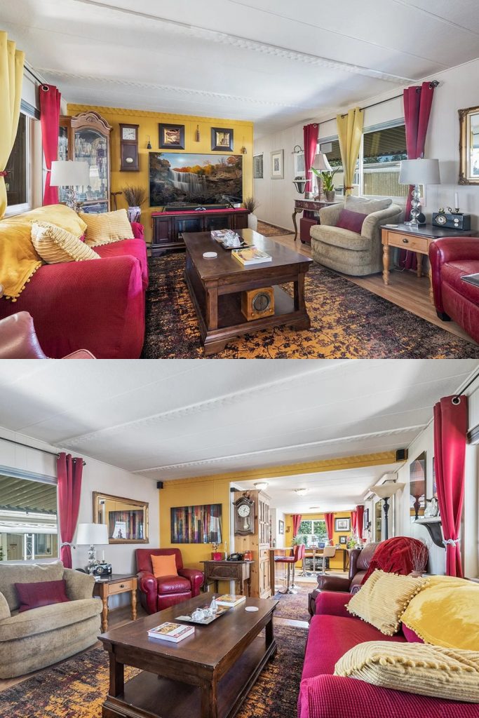 A Look Inside a Cozy 1973 Single Wide Mobile Home: Inspiring Interior ...