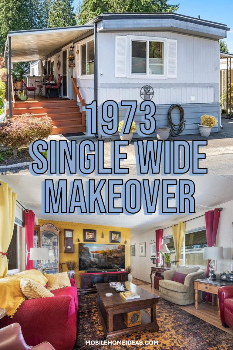 A Look Inside a Cozy 1973 Single Wide Mobile Home: Inspiring Interior ...
