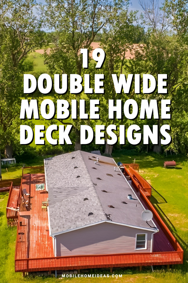 19 Double Wide Deck Ideas That Add Comfort, Charm, and Curb Appeal