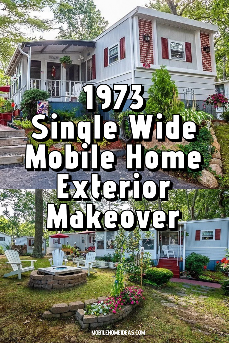 Stunning 1973 Single Wide Mobile Home Exterior: Inspiring Makeover Ideas