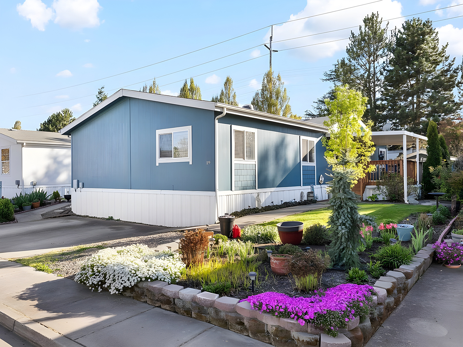 28 Double Wide Mobile Home Landscaping Ideas That Wow