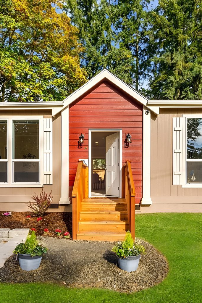 21 Stunning Mobile Home Front Door Ideas
