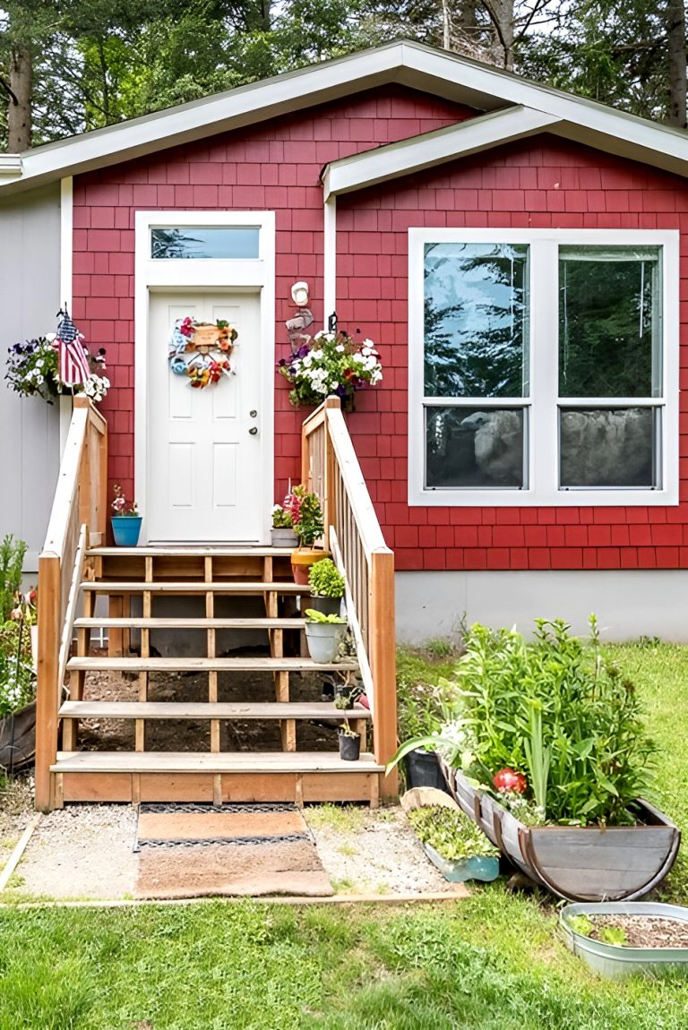 21 Stunning Mobile Home Front Door Ideas