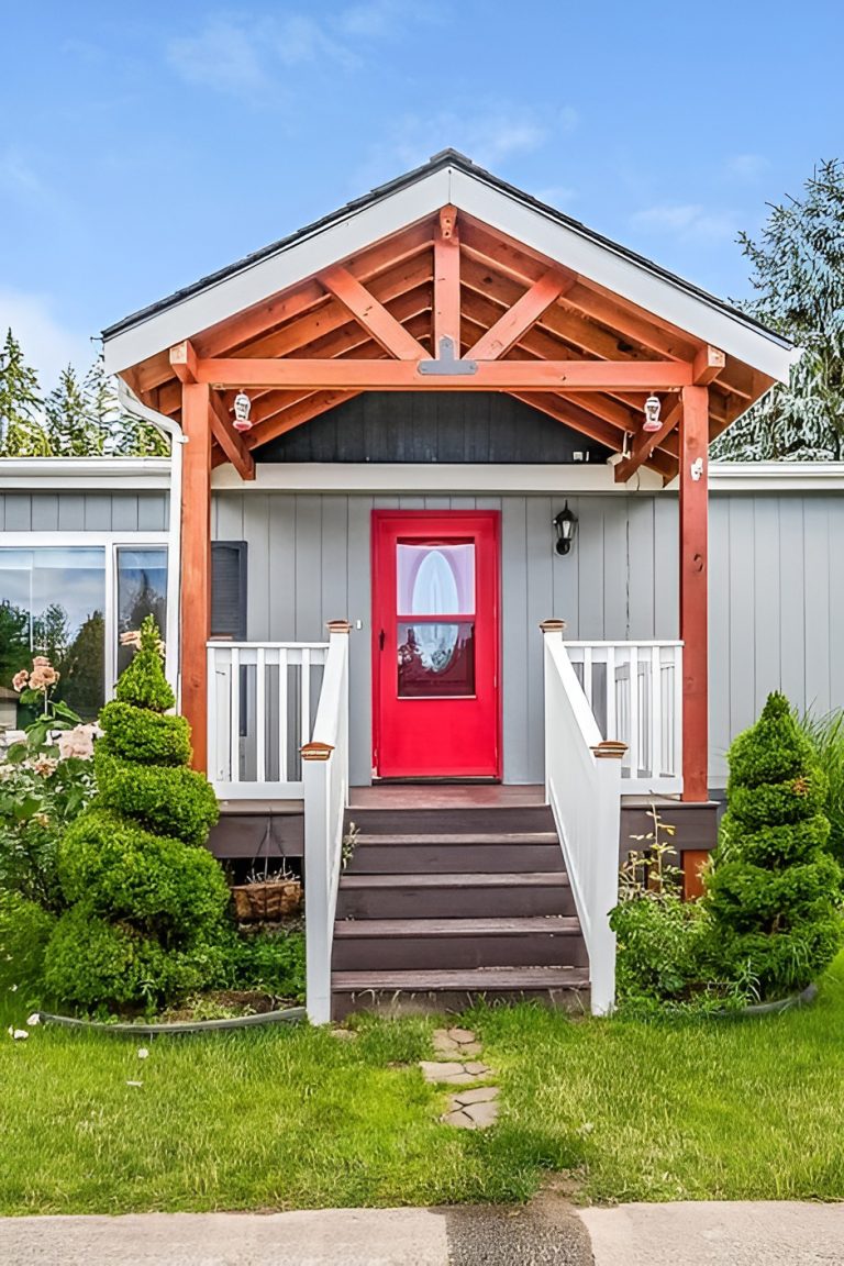 21 Stunning Mobile Home Front Door Ideas