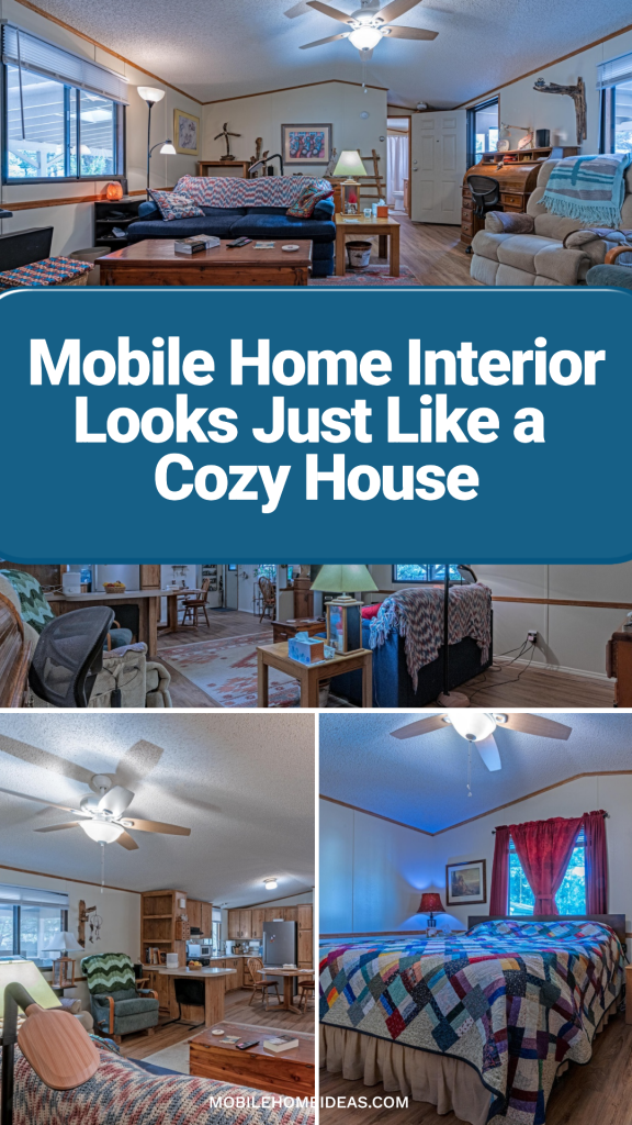 This Single Wide Mobile Home Interior Looks Just Like a Cozy House