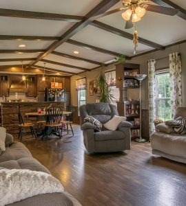 Step Inside This Cozy Single Wide Mobile Home Interior Remodel