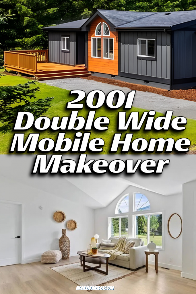 Step Inside This Modern 2001 Double Wide Mobile Home Makeover