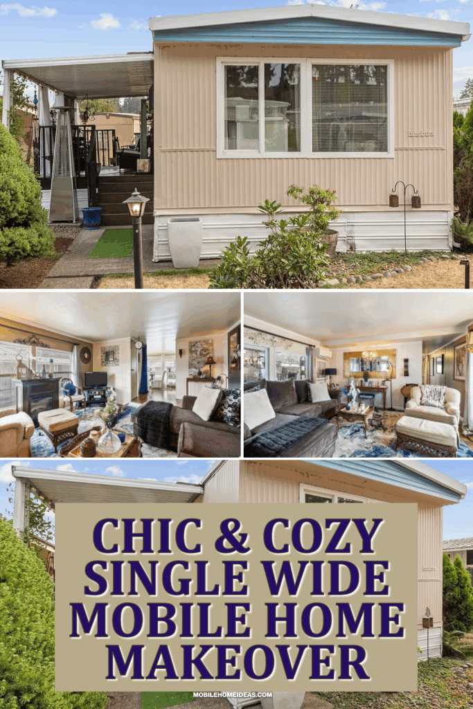 Chic & Cozy Transformation: Step Inside This Stylish Single Wide Mobile ...