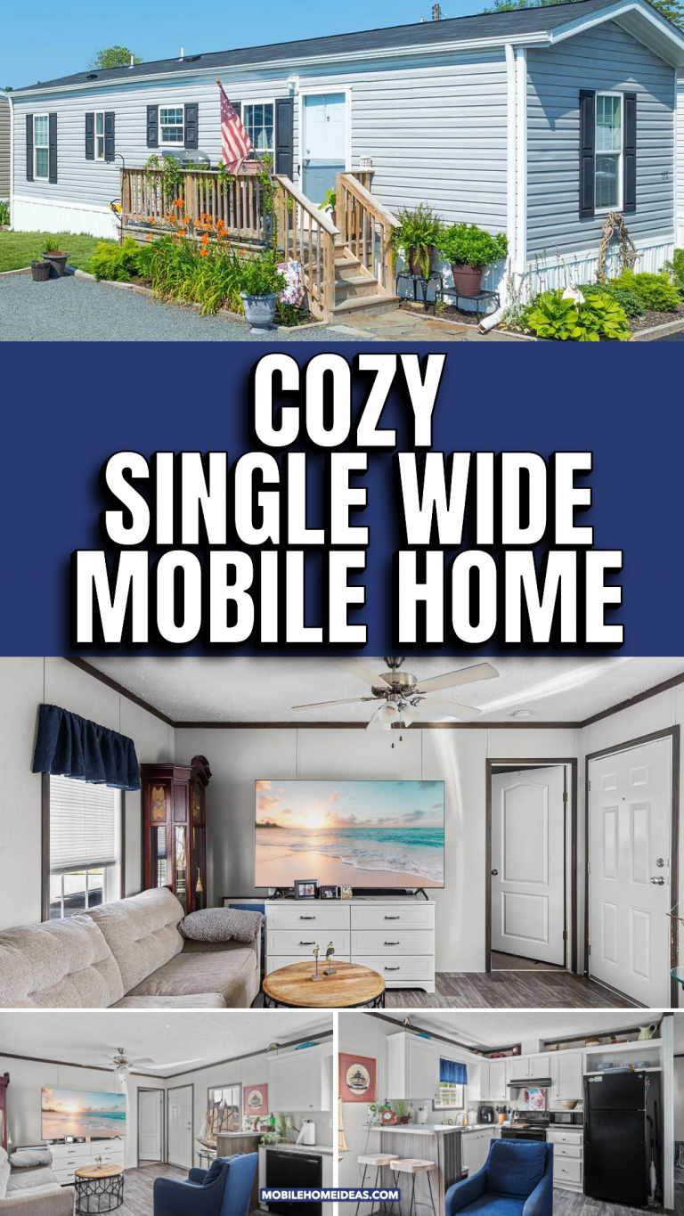 A Cozy Single Wide Mobile Home You’ll Love