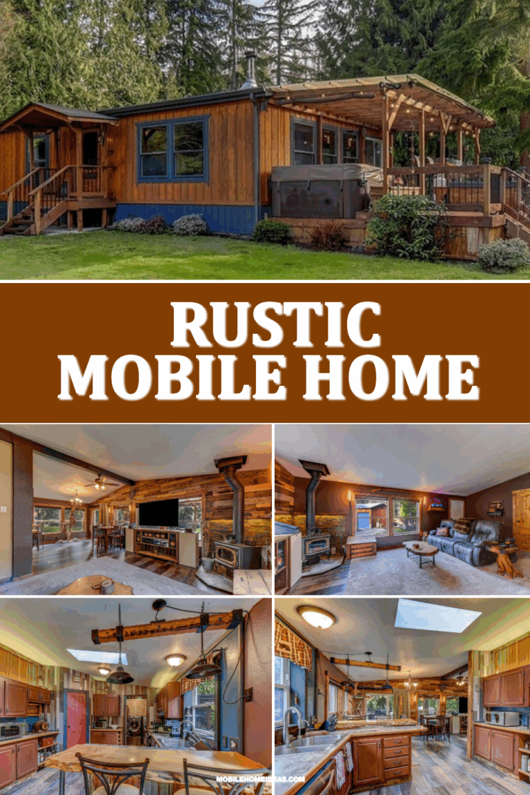 Step Inside This Rustic-Modern Mobile Home Retreat