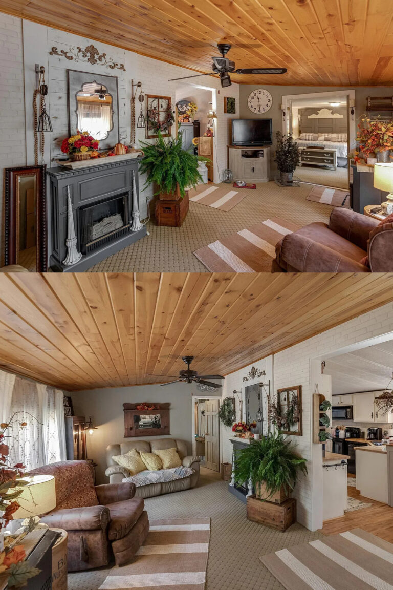 Charming Mobile Home Decorating Ideas: Vintage Farmhouse Touches for a ...