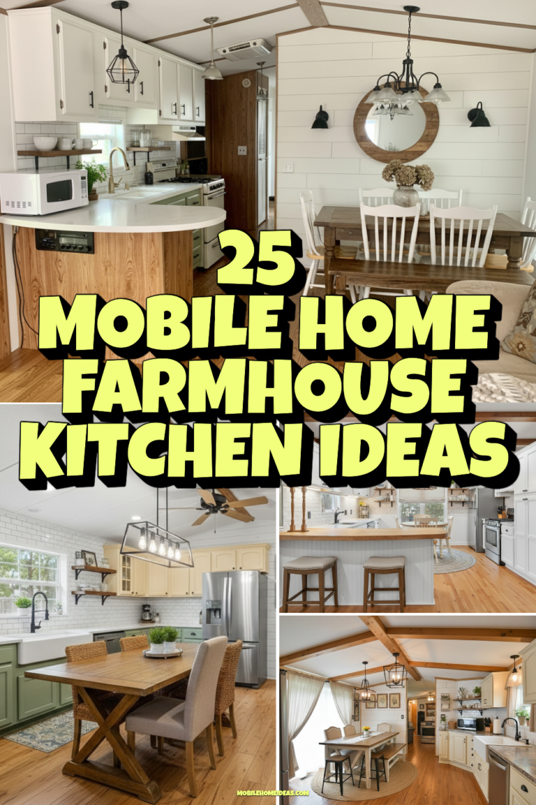 25 Mobile Home Farmhouse Kitchen Ideas You’ll Want to Copy