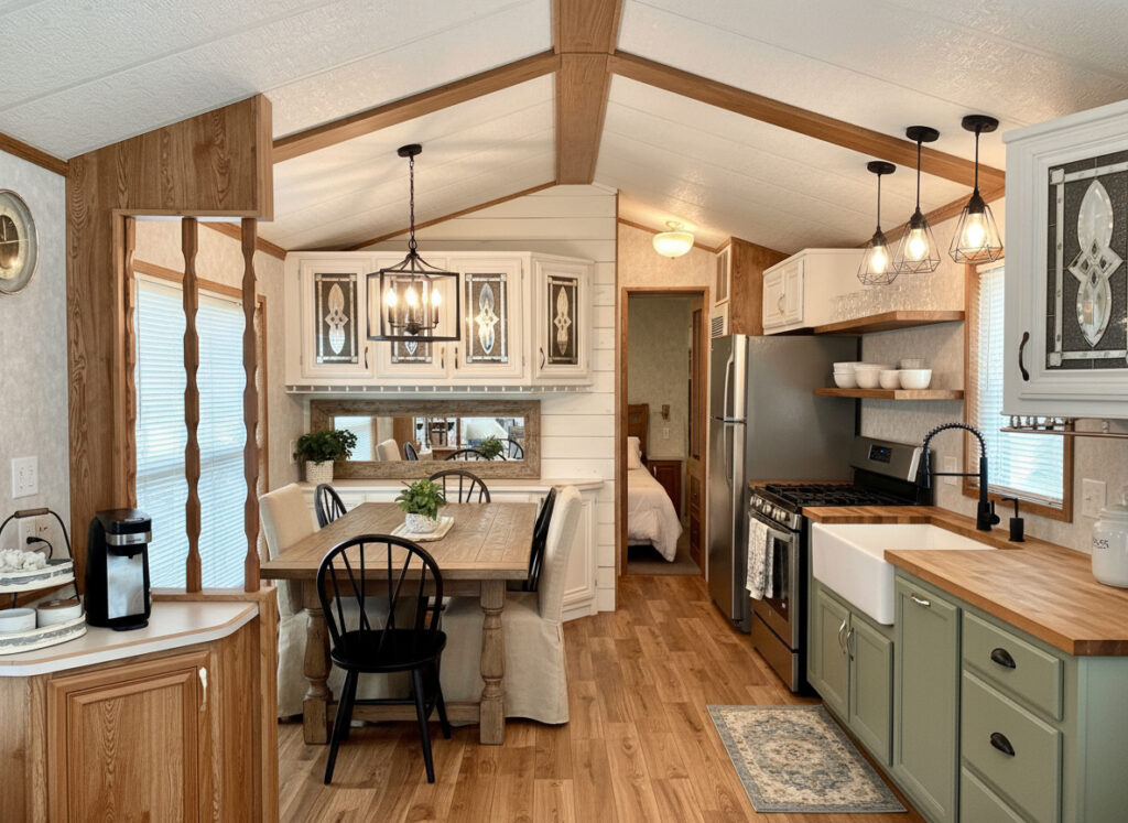 25 Mobile Home Farmhouse Kitchen Ideas You’ll Want to Copy