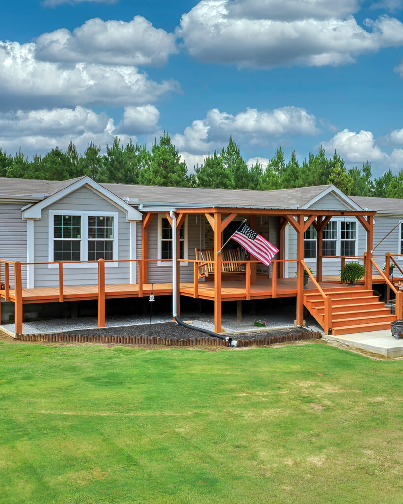 17 Inspiring Mobile Home Deck and Porch Designs That Add Instant ...